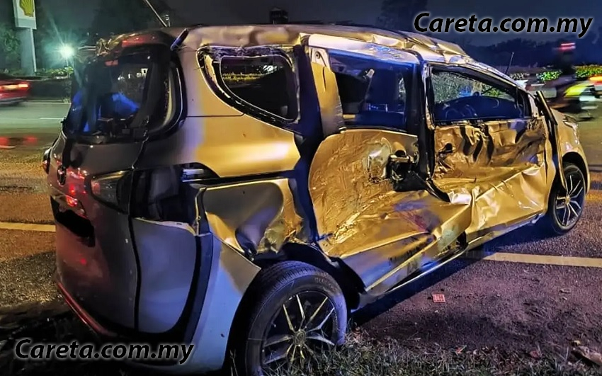 Kereta dirempuh pemandu lori positif dadah, kanak-kanak warga Singapura maut | Careta